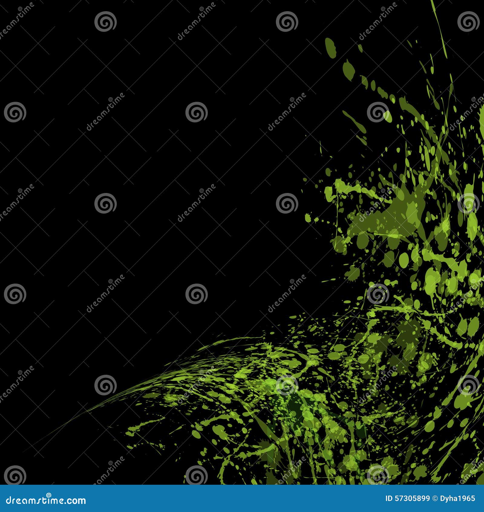 Green sparks stock vector. Illustration of spectrum, drop - 57305899