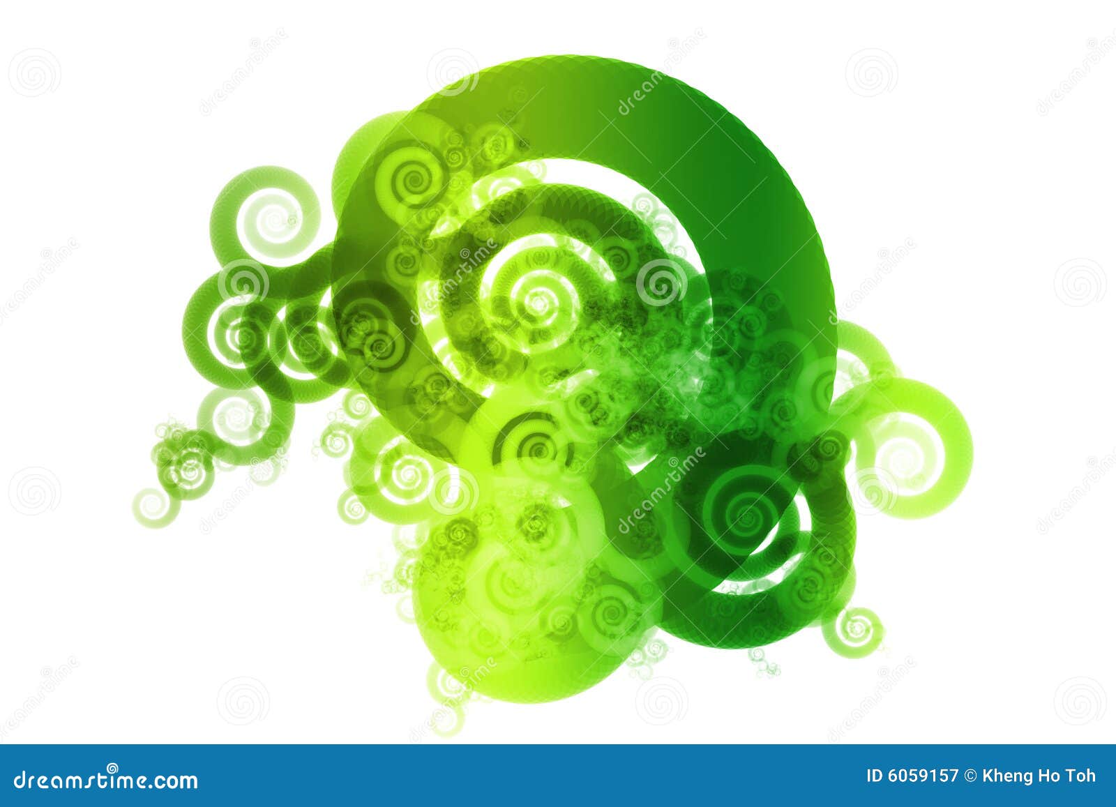 Green Spectrum Color Blend Abstract Design Backgro Stock Illustration ...