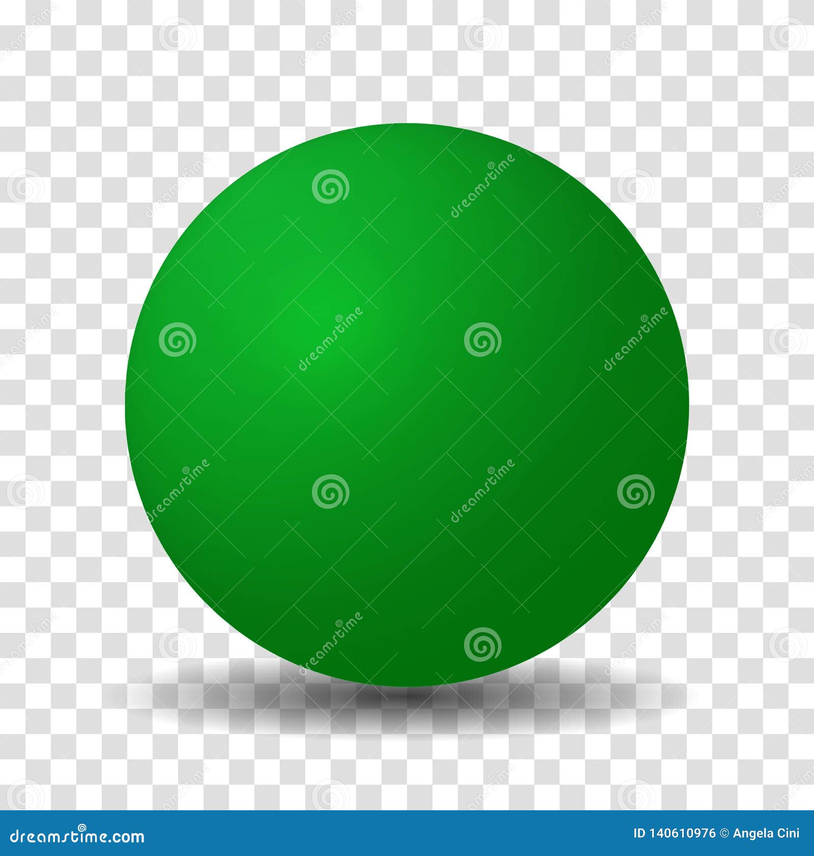 Green Sphere Ball stock vector. Illustration of button - 140610976