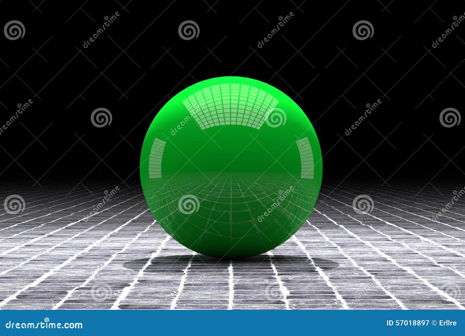 Green sphere stock illustration. Illustration of contrast - 57018897