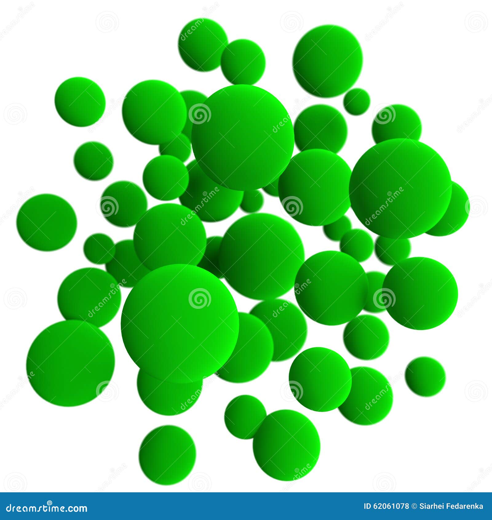 Green spheres stock illustration. Illustration of emerald - 62061078