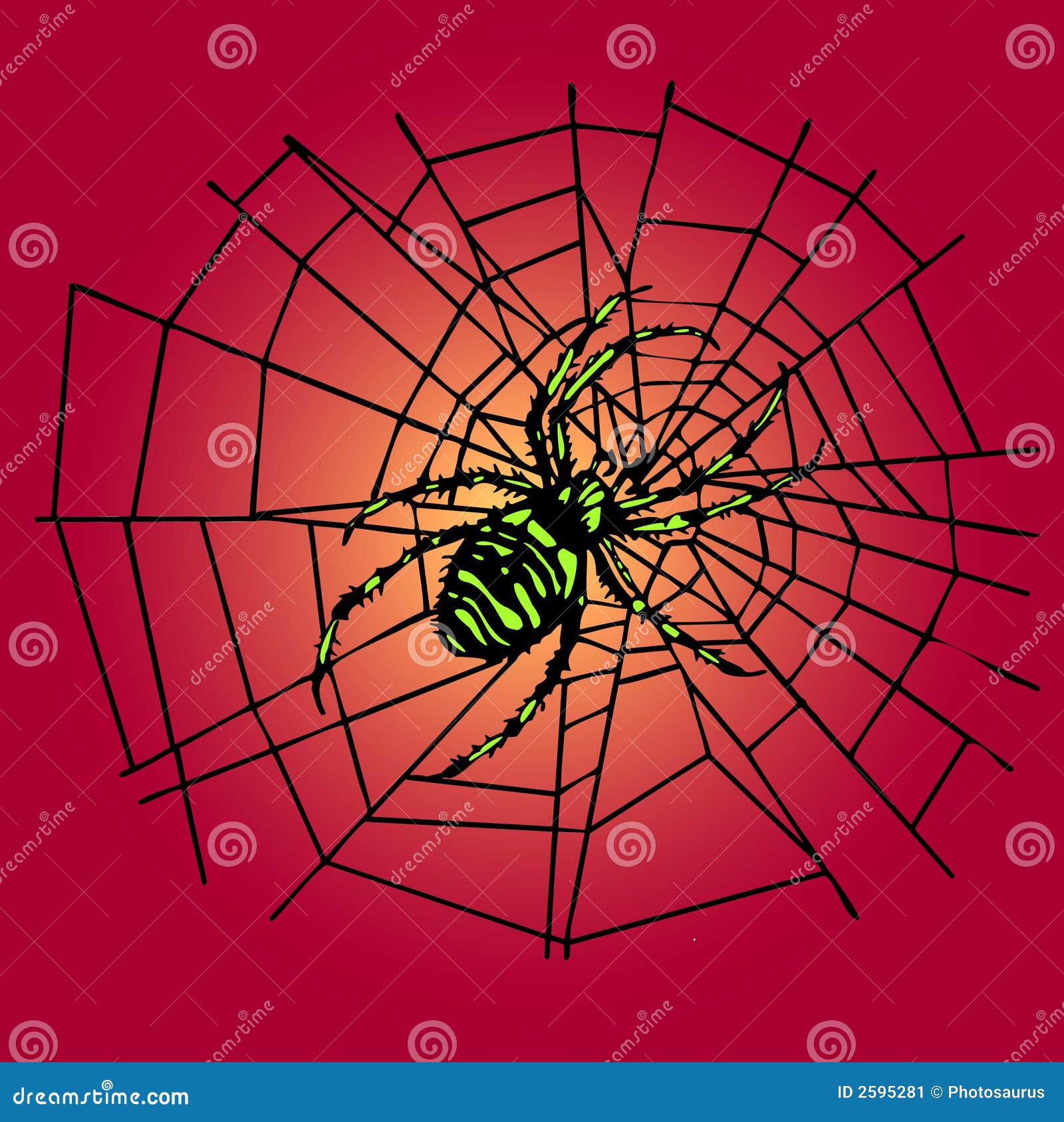 Green Spider Monkey Cartoon Digital Drawing Stock Photo | CartoonDealer ...