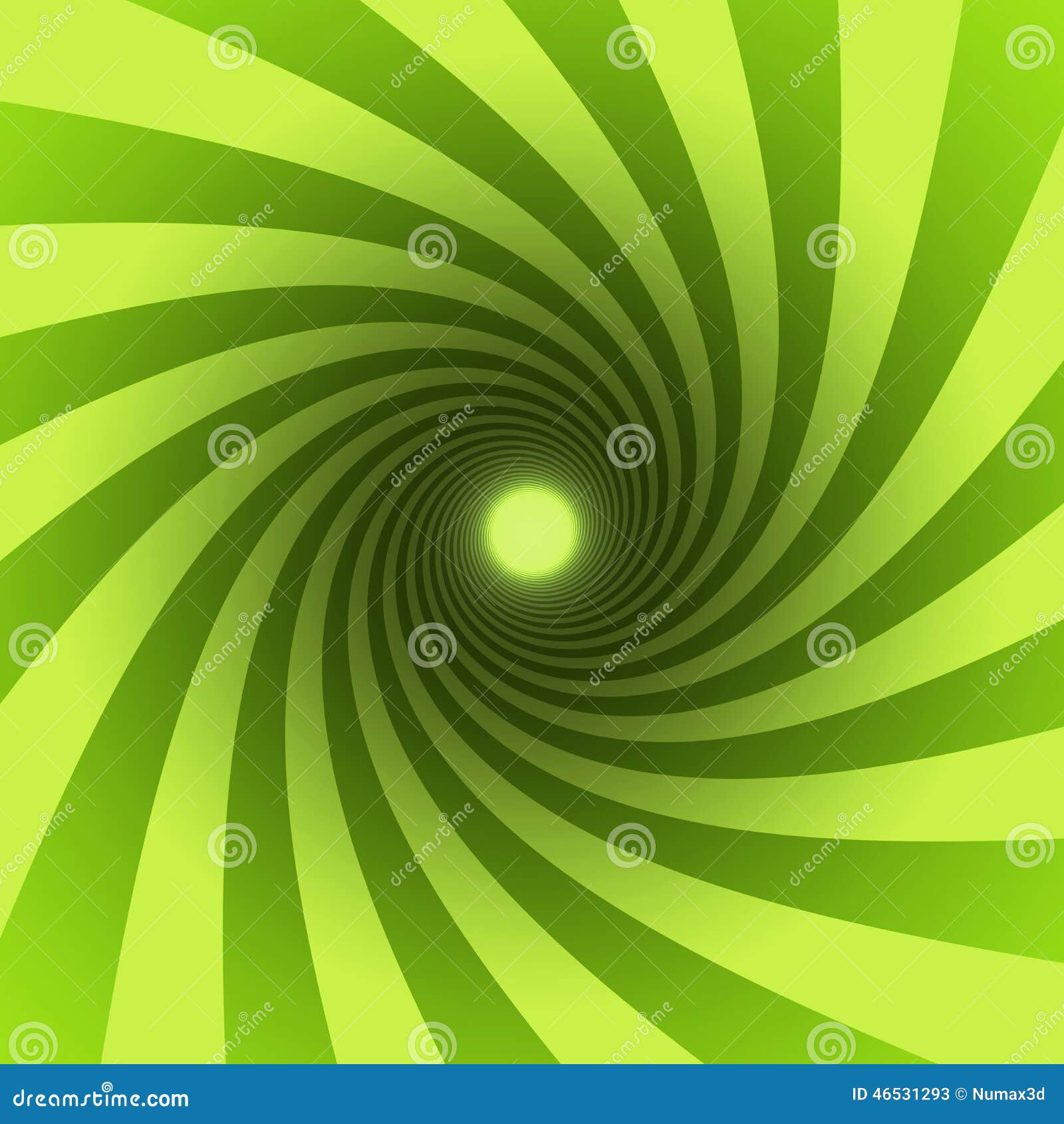 Green spiral stock illustration. Illustration of concentric - 46531293