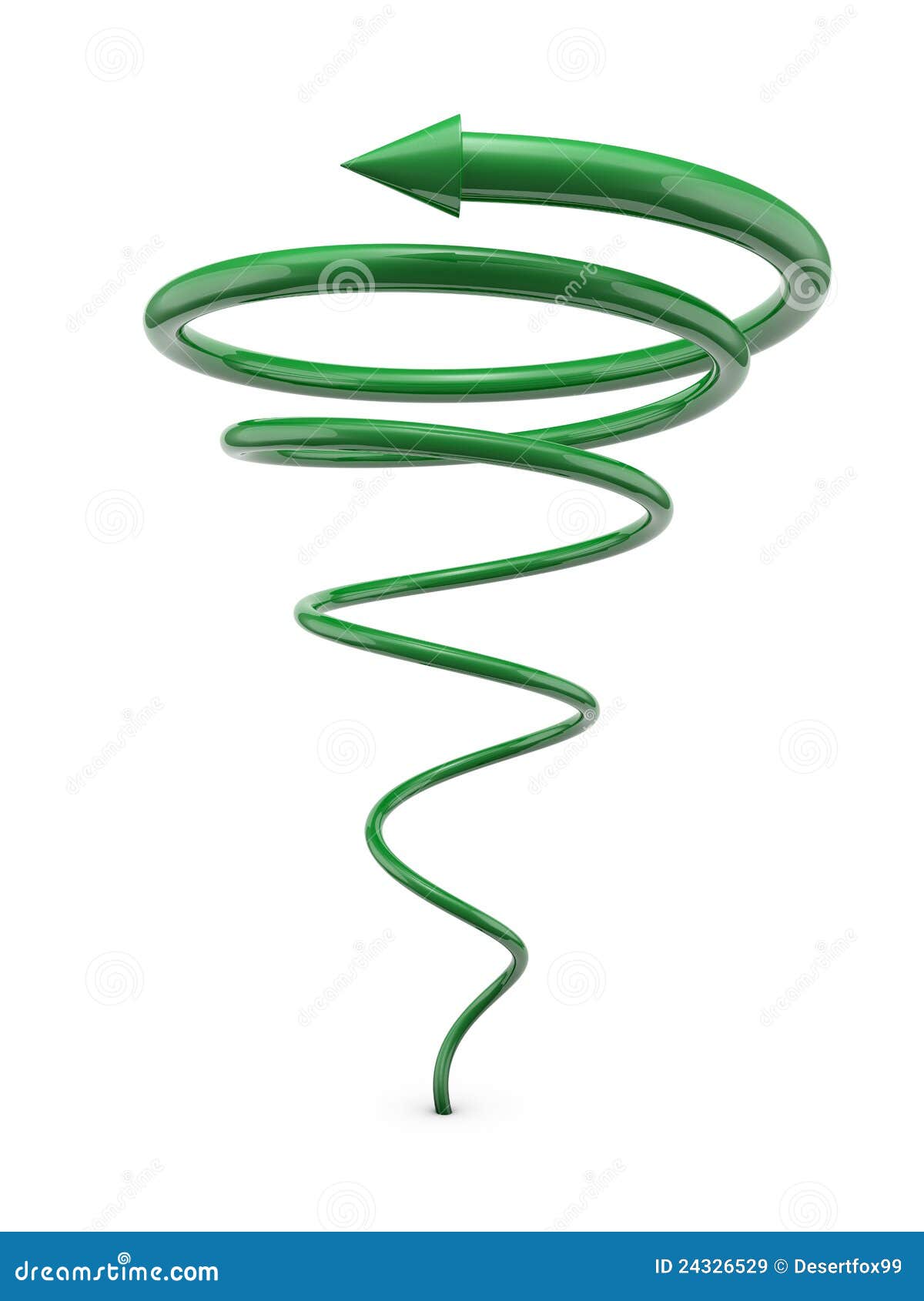 Green Spiral Galaxy In Deep Space The Center Of The Ga Ai Generated ...