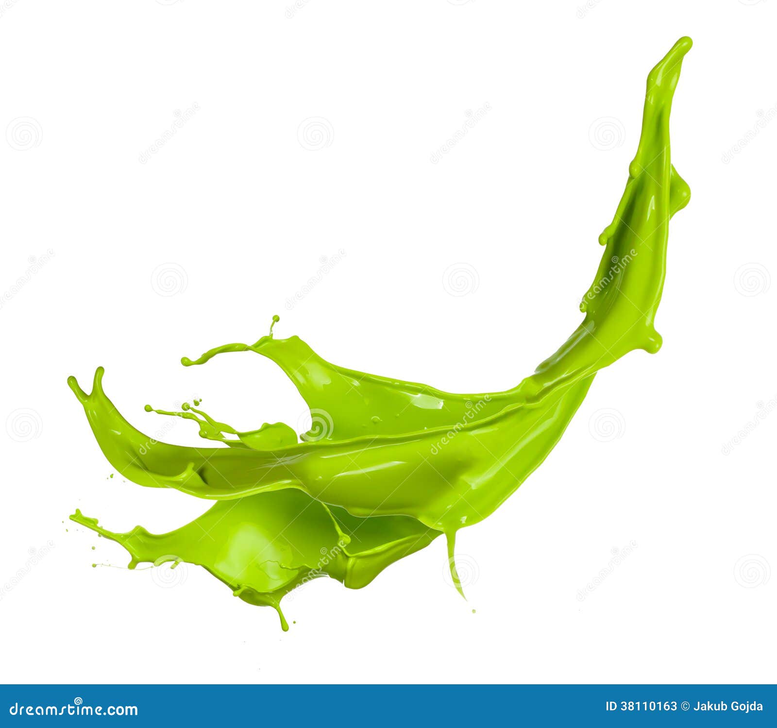 Green splash stock image. Image of abstract, liquid, flower - 38110163