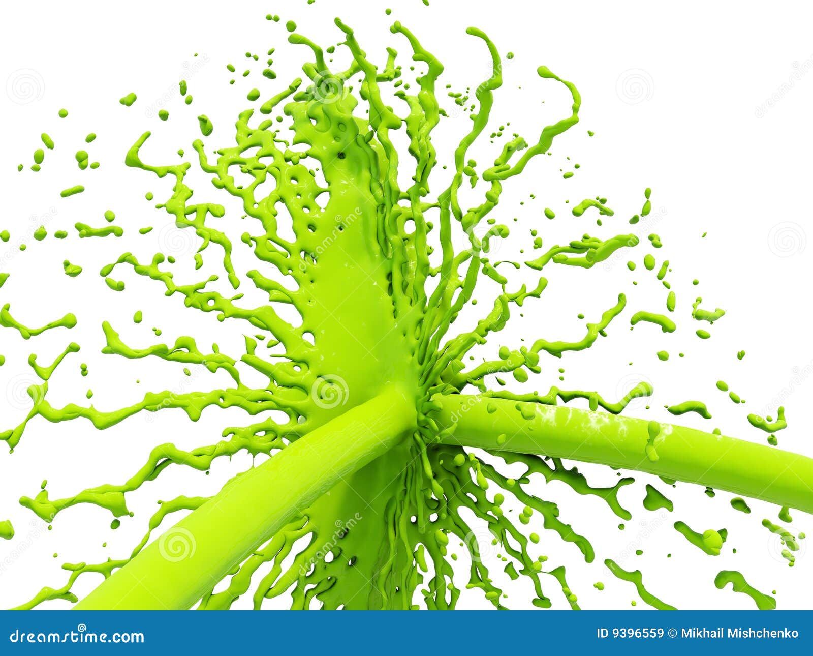 Green splash stock illustration. Illustration of colorful - 9396559