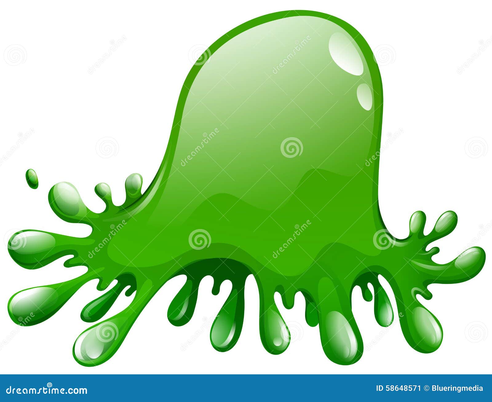 Green splash on white stock vector. Illustration of splash - 58648571