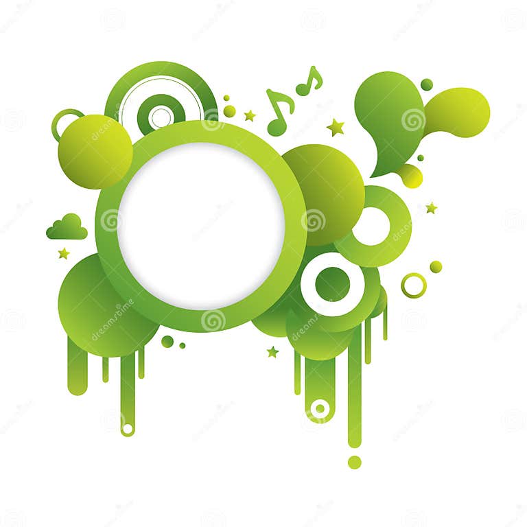 Green splat banner stock illustration. Illustration of background ...