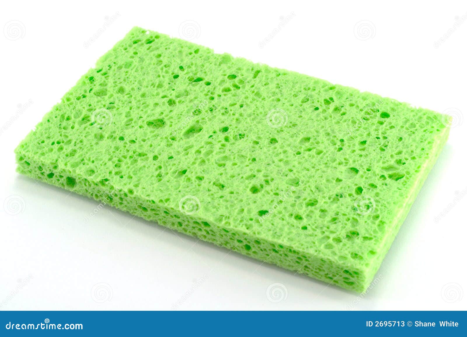 Green sponge. stock image. Image of closeup, bubbles, clean - 2695713