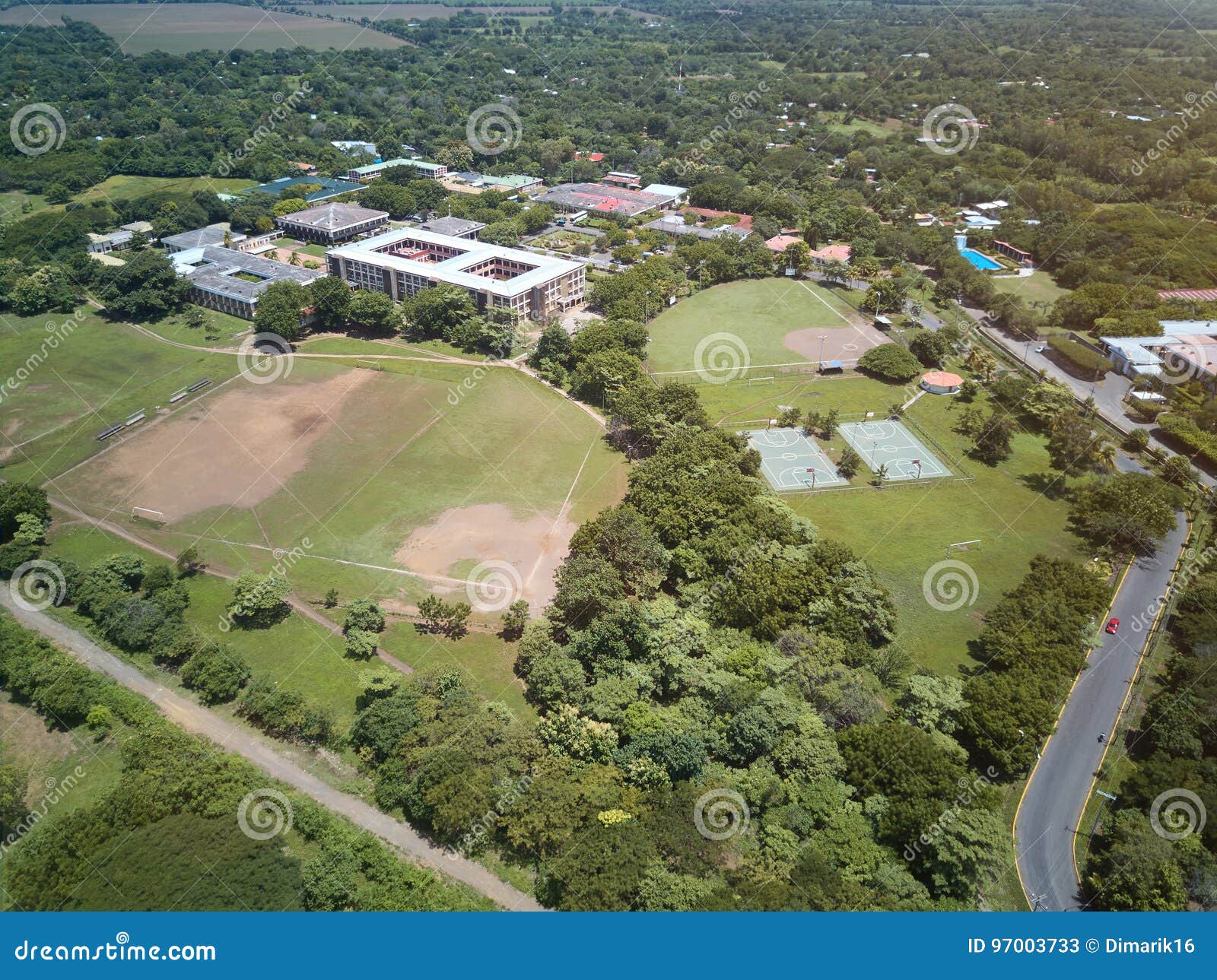 Green sport fields stock image. Image of play, basketball - 97003733