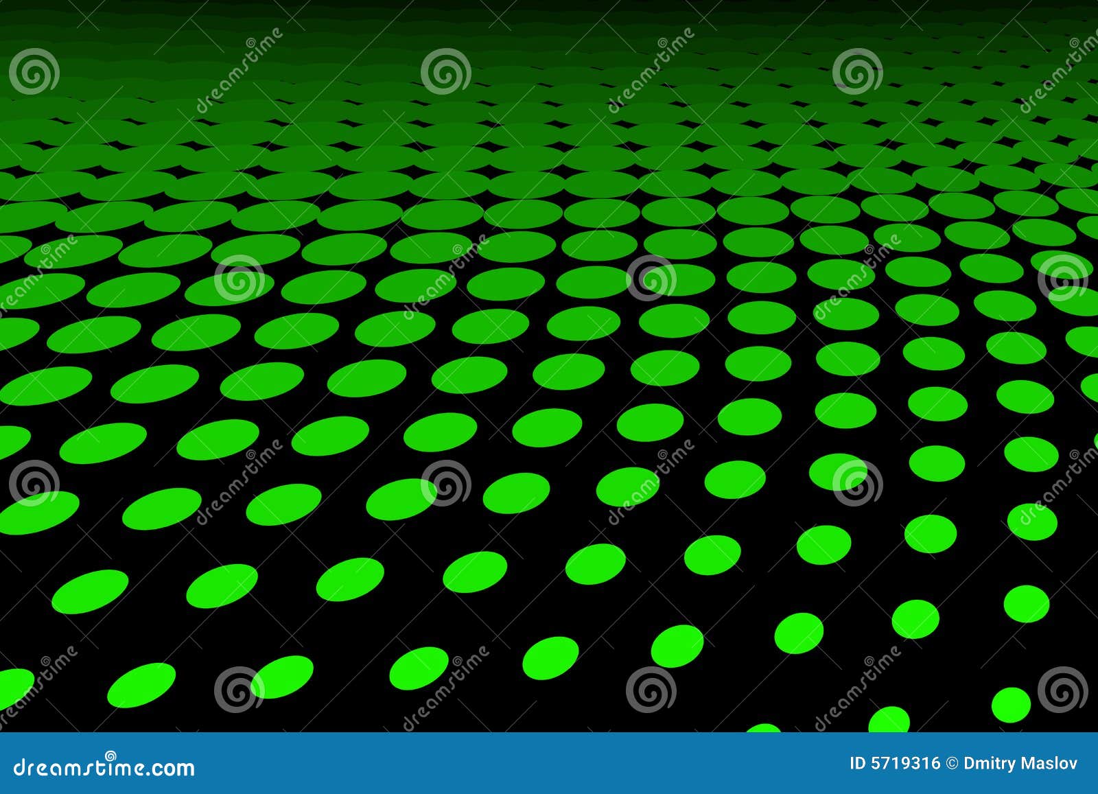 Green Spot Pattern Picture. Image: 5719316