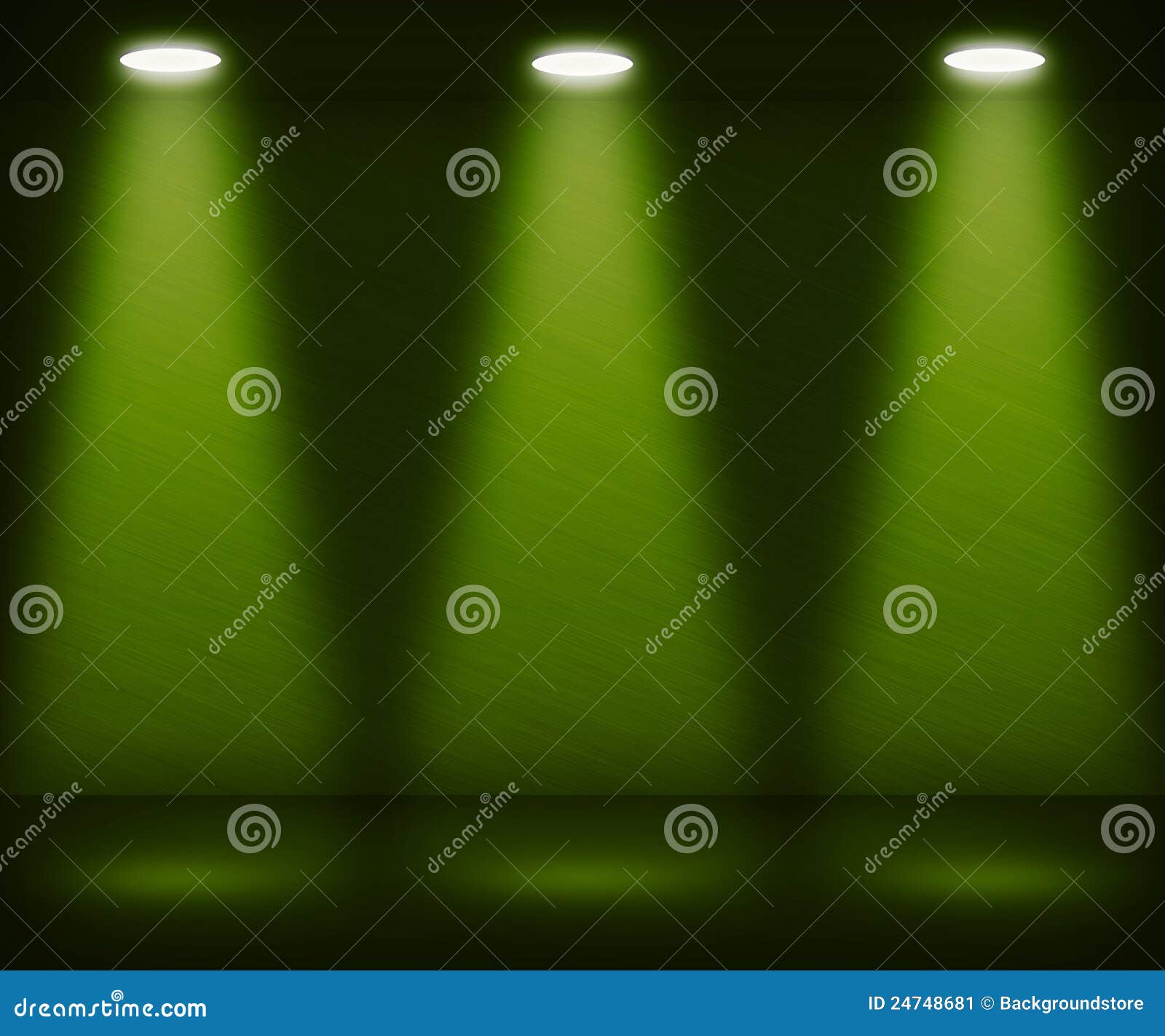Green Spotlight Room stock illustration. Illustration of design - 24748681