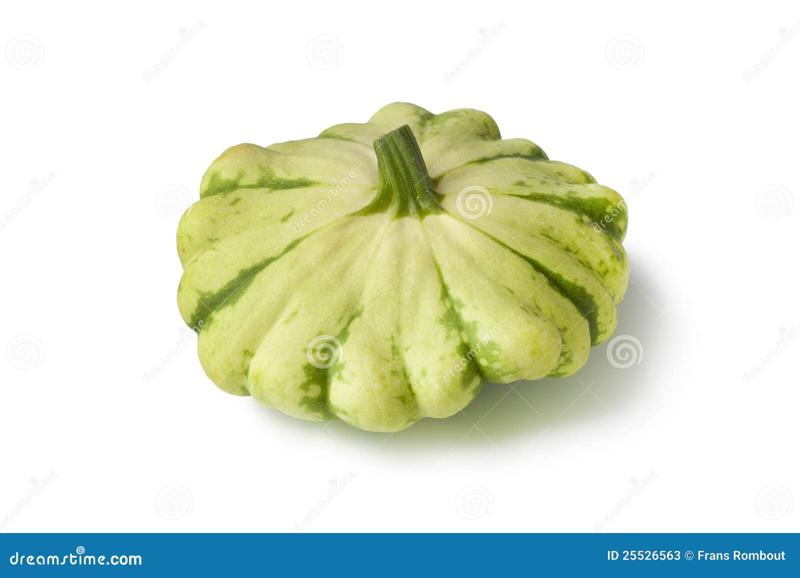 Green Spotted Pattypan Squash Stock Image - Image of organic, studio ...