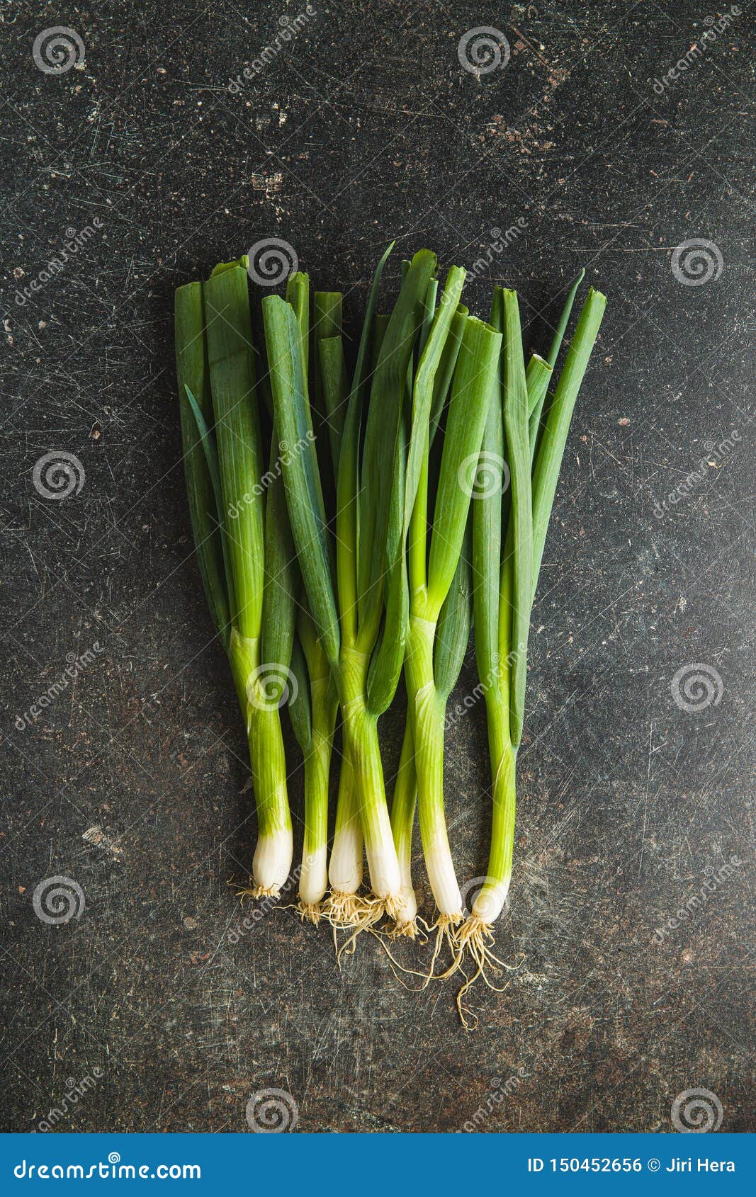 Green spring onions stock photo. Image of food, bulb - 150452656