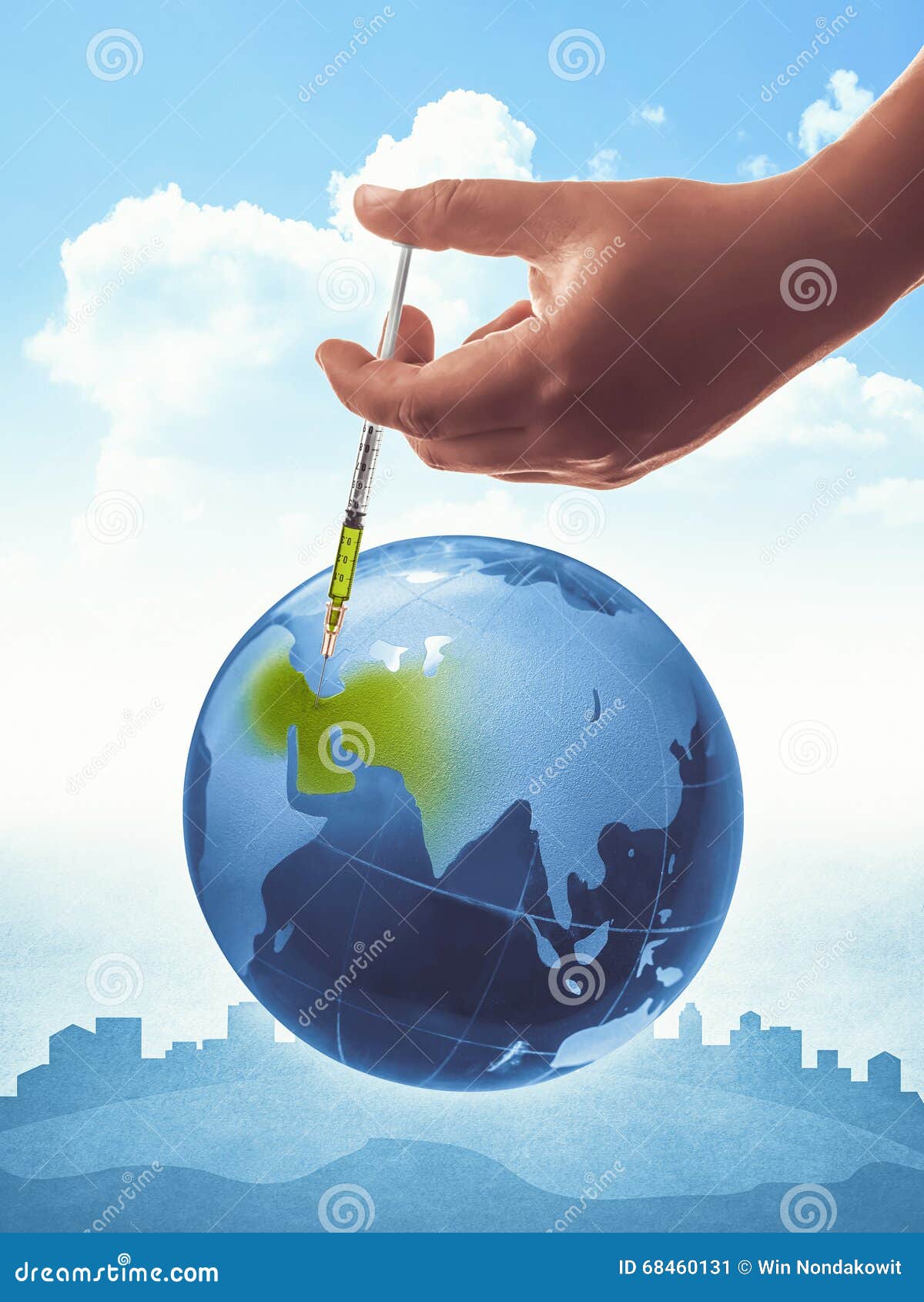 Green spring up stock image. Image of globe, natural - 68460131