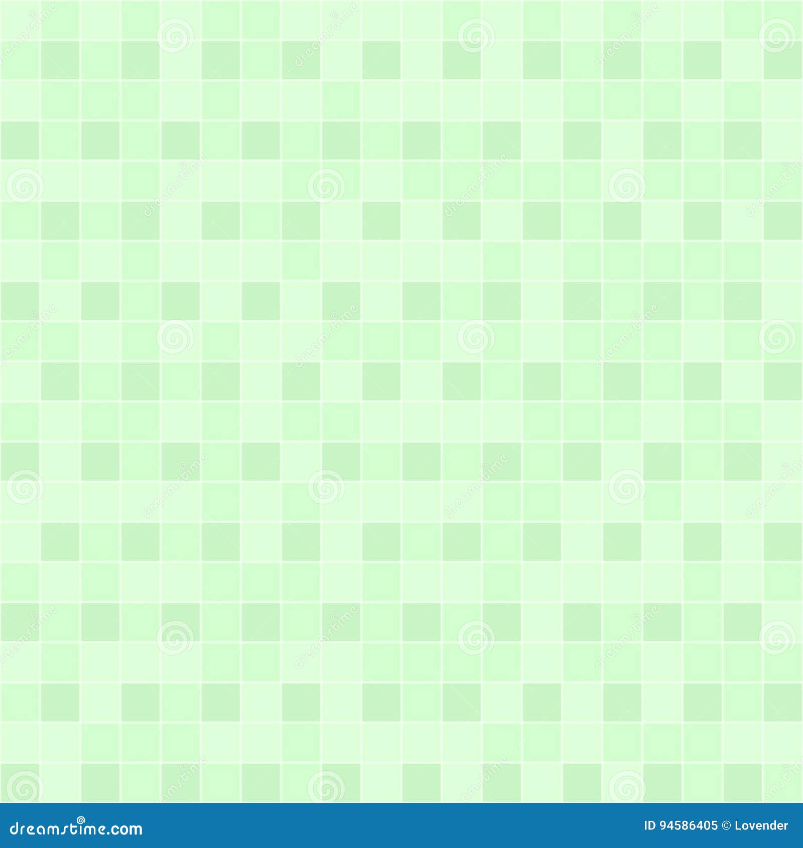 Green Square Pattern. Seamless Vector Stock Vector - Illustration of ...