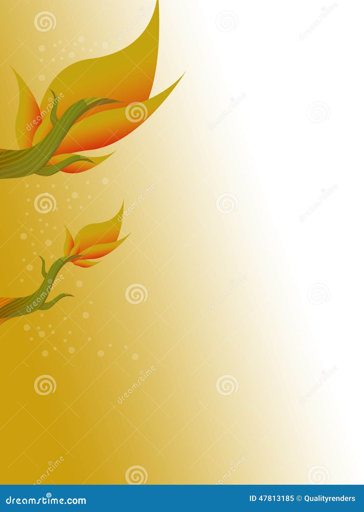 Green Square Shape Left Side Abstract Background -Flyer Template Stock ...