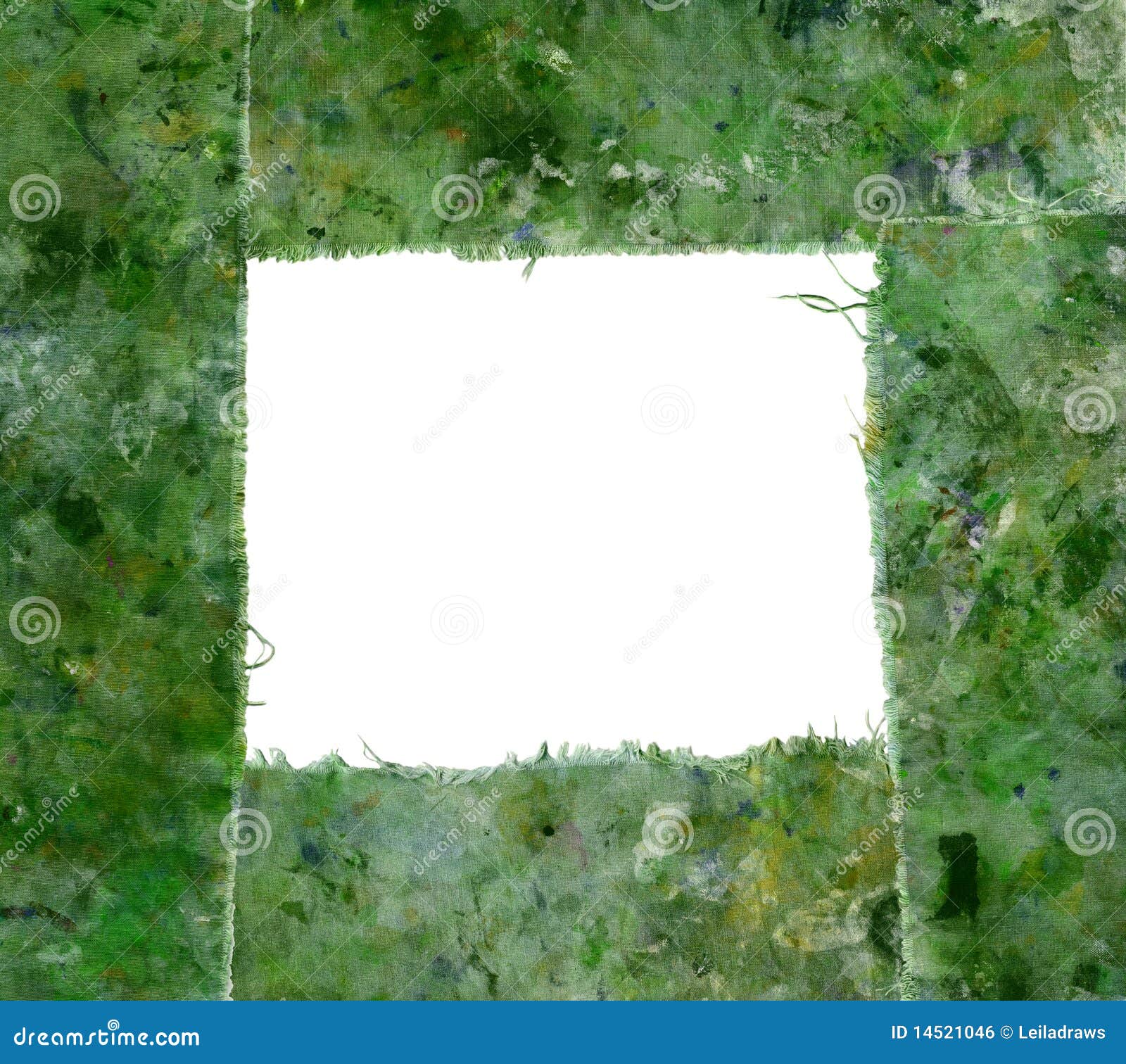 Green stained border stock photo. Image of nature, frame - 14521046