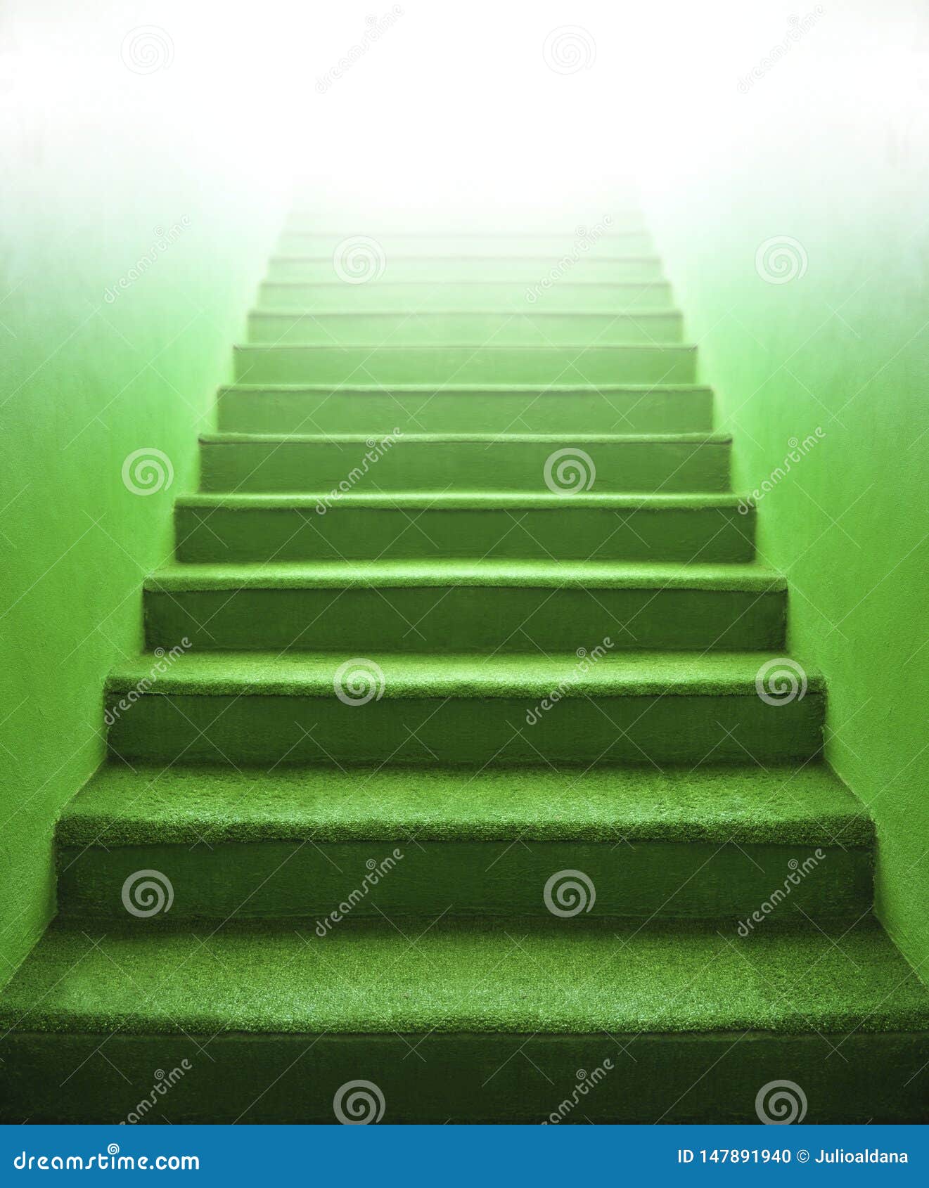 Green Stairs, Indoor Grass Carpet Step Stock Photo - Image of carpet ...
