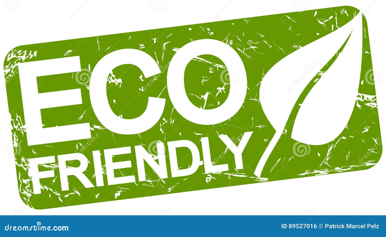 Green Stamp With Text Eco Friendly Stock Vector Illustration Of