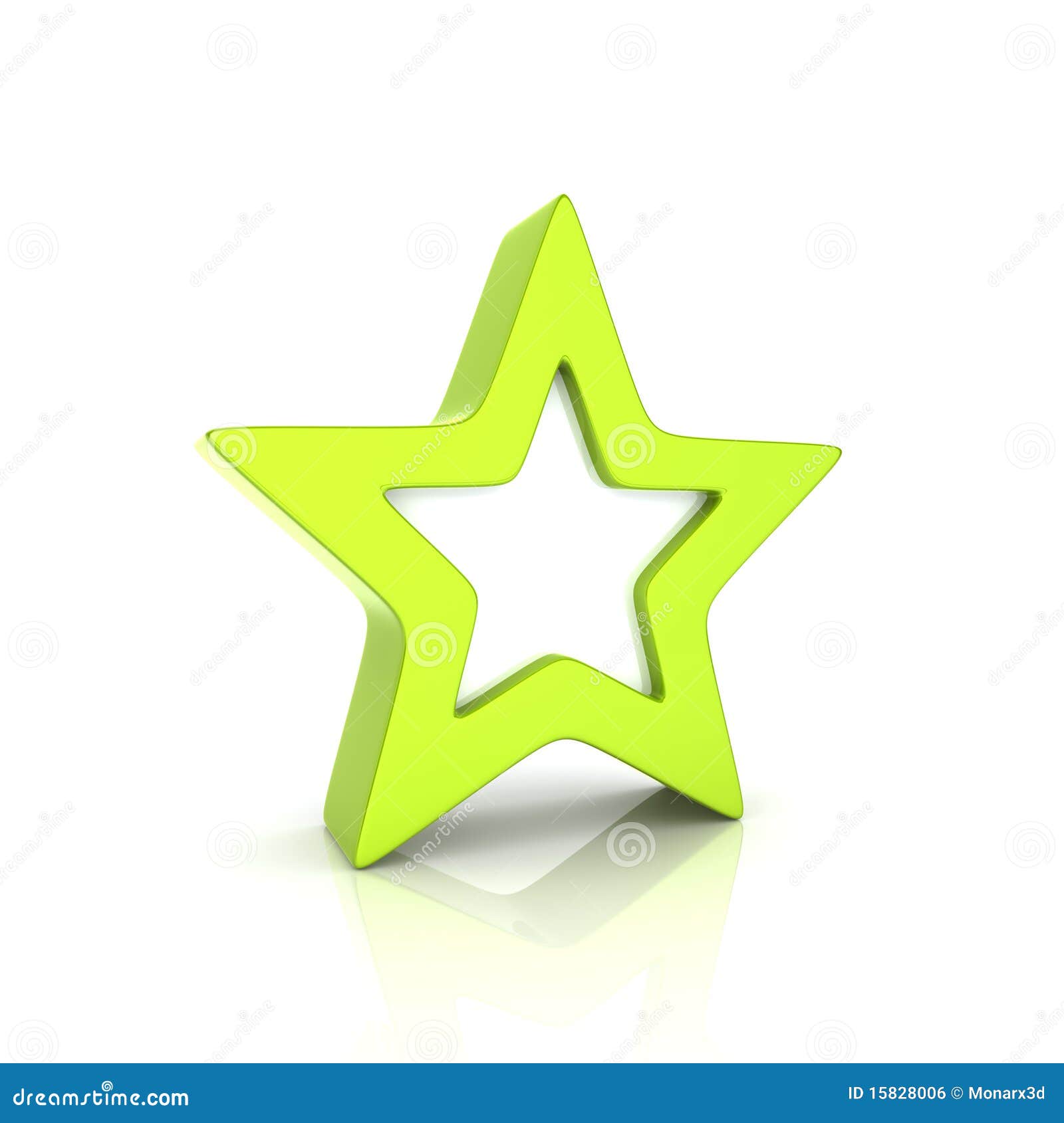 Green star stock illustration. Illustration of concept - 15828006
