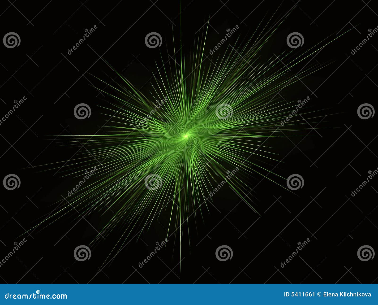 Green star stock illustration. Illustration of powerful - 5411661
