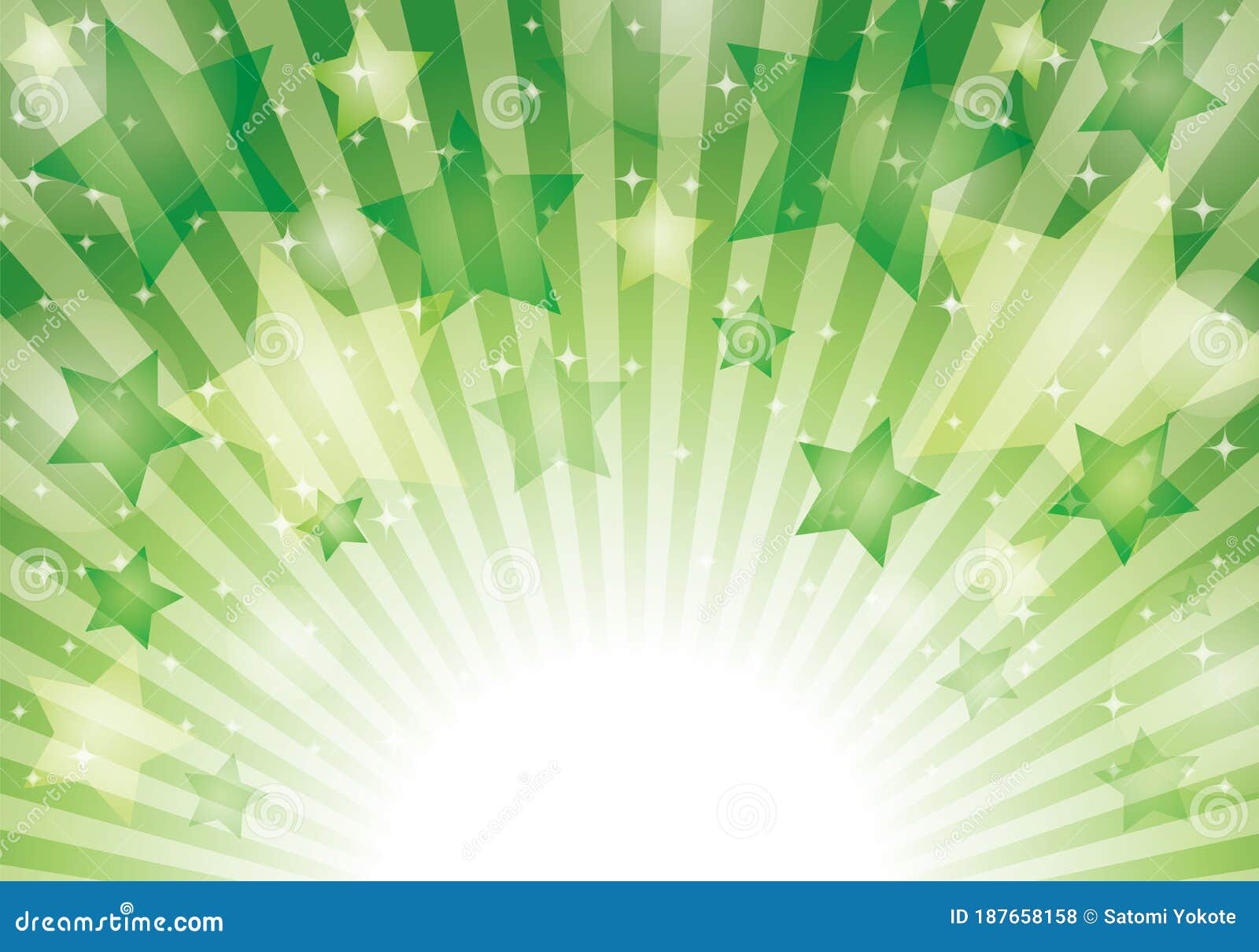 Green Star Pattern Background Material Glitter Stock Vector ...
