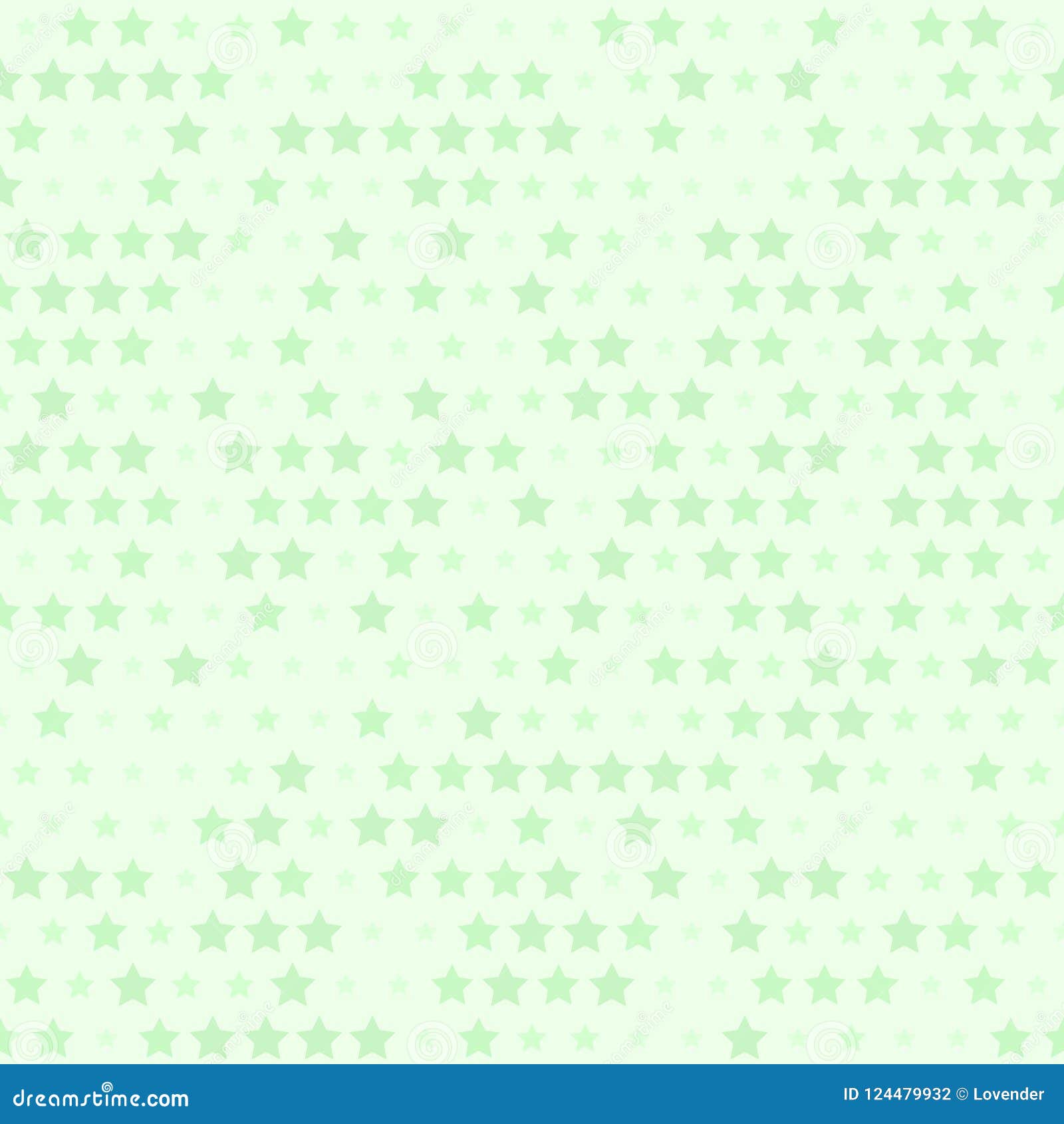 Green Star Pattern. Seamless Vector Stock Vector - Illustration of mesh ...