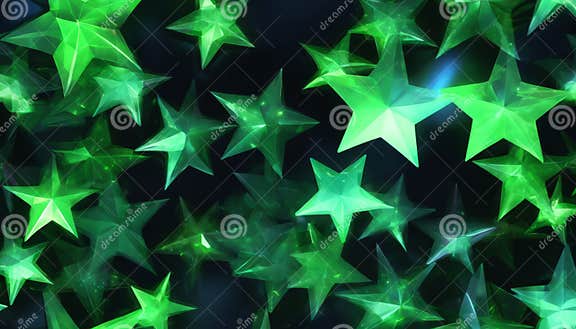 A green starry background stock illustration. Illustration of ...