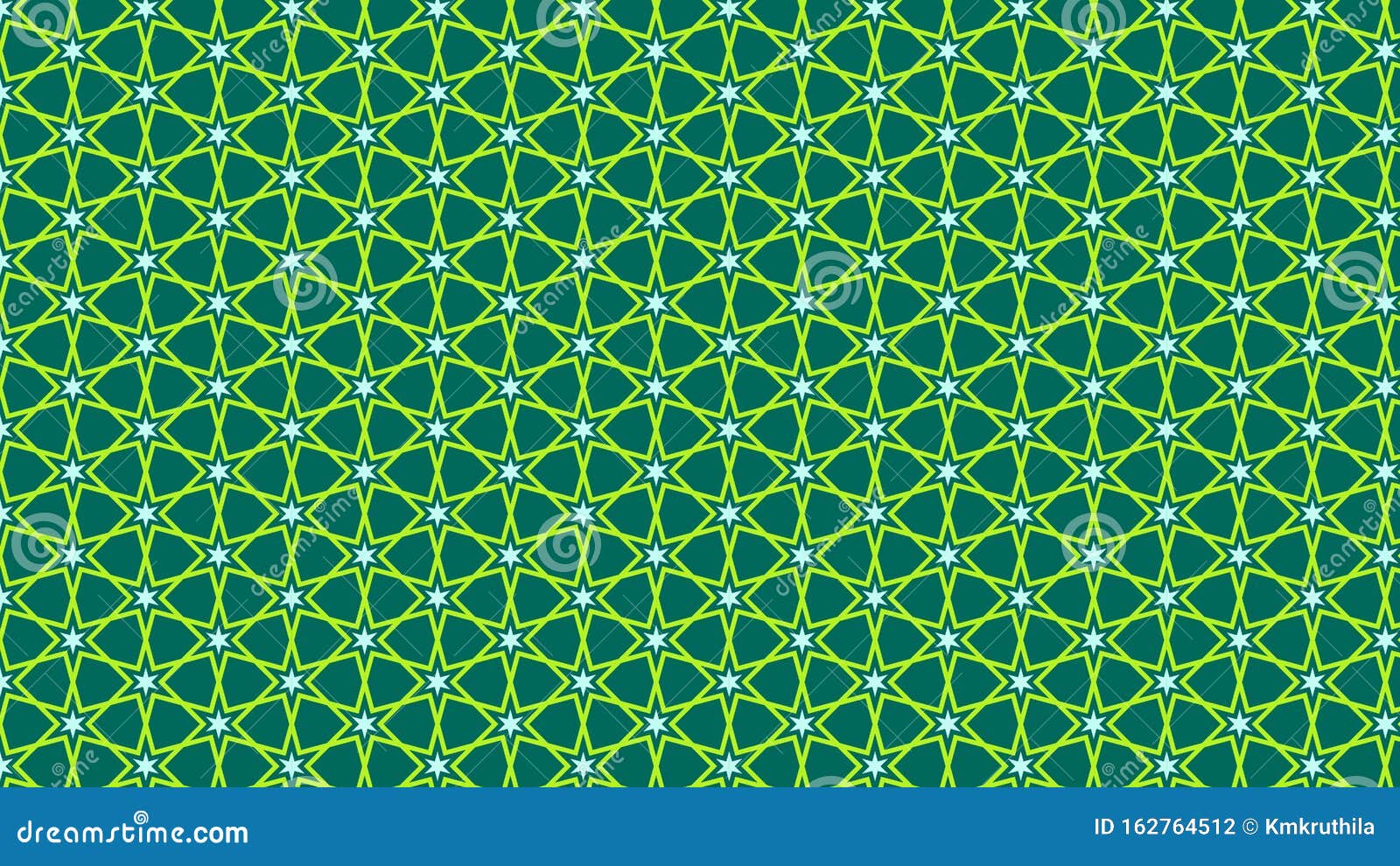 Green Stars Pattern Background Vector Illustration Stock Vector ...