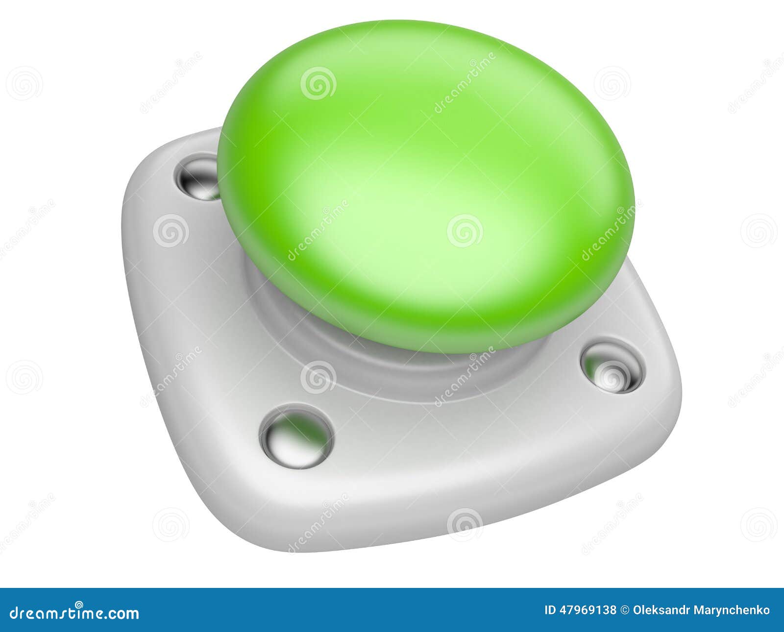 Green START button. stock illustration. Illustration of symbol - 47969138