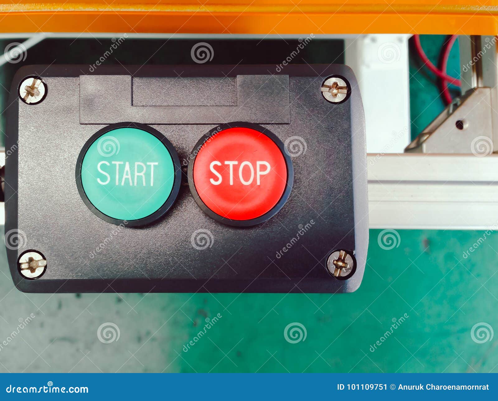 Green Start and Red Stop of Switch Button Set Design in Block Co Stock ... Green Start and Red Stop of Switch Button Set Design in Block Co Stock ...