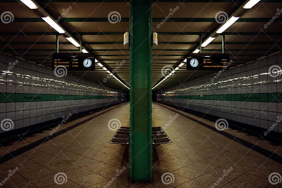 Step into a World of Connectivity at Green Train Station Stock Photo ...
