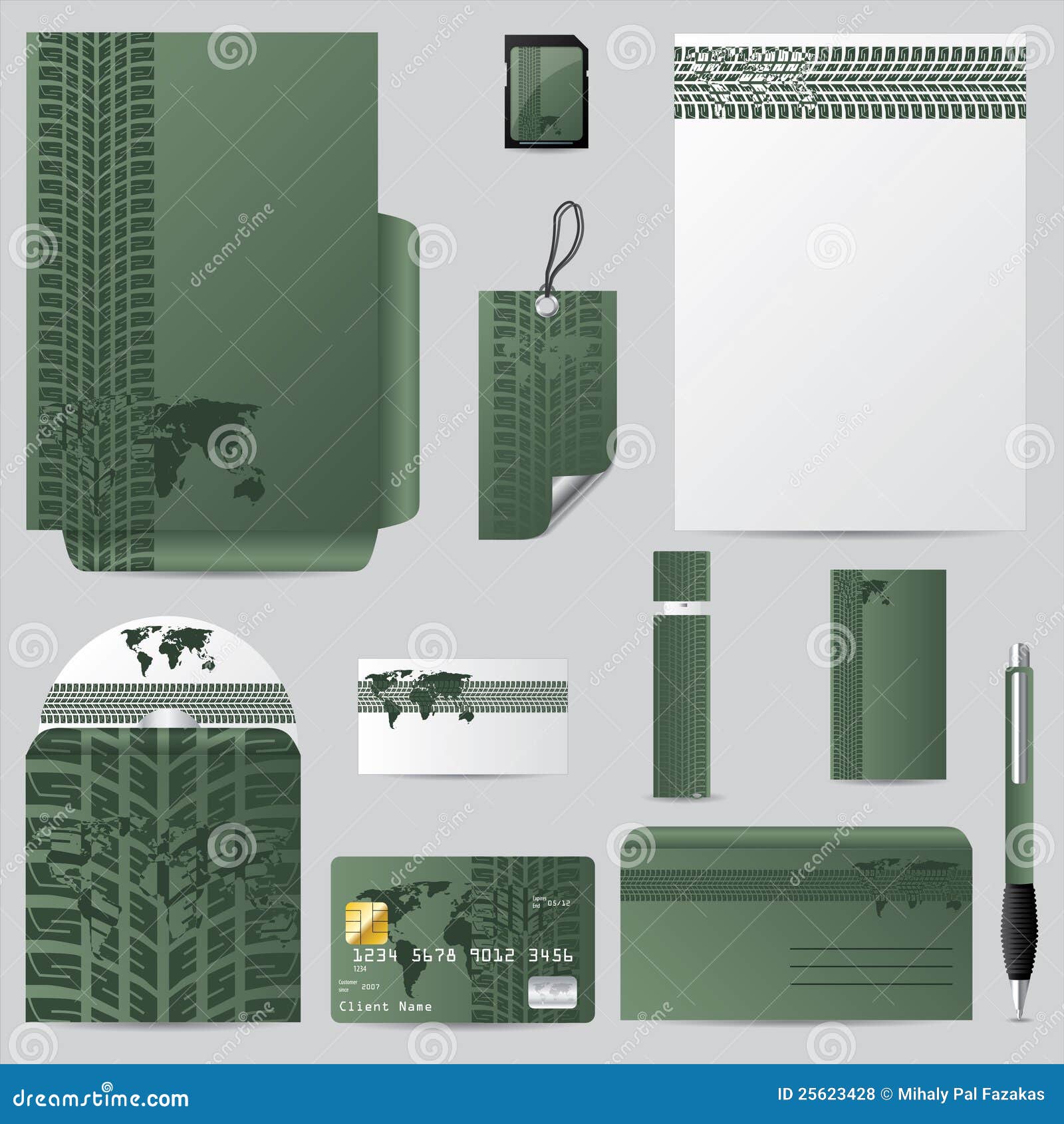 Stationary Vector Collection Design | CartoonDealer.com #121792763