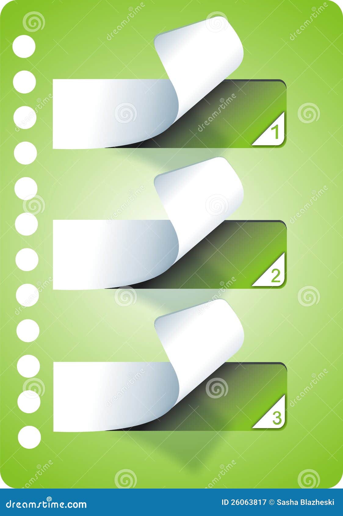 Set Of Green Stickers Or Labels Royalty-Free Stock Photography ...