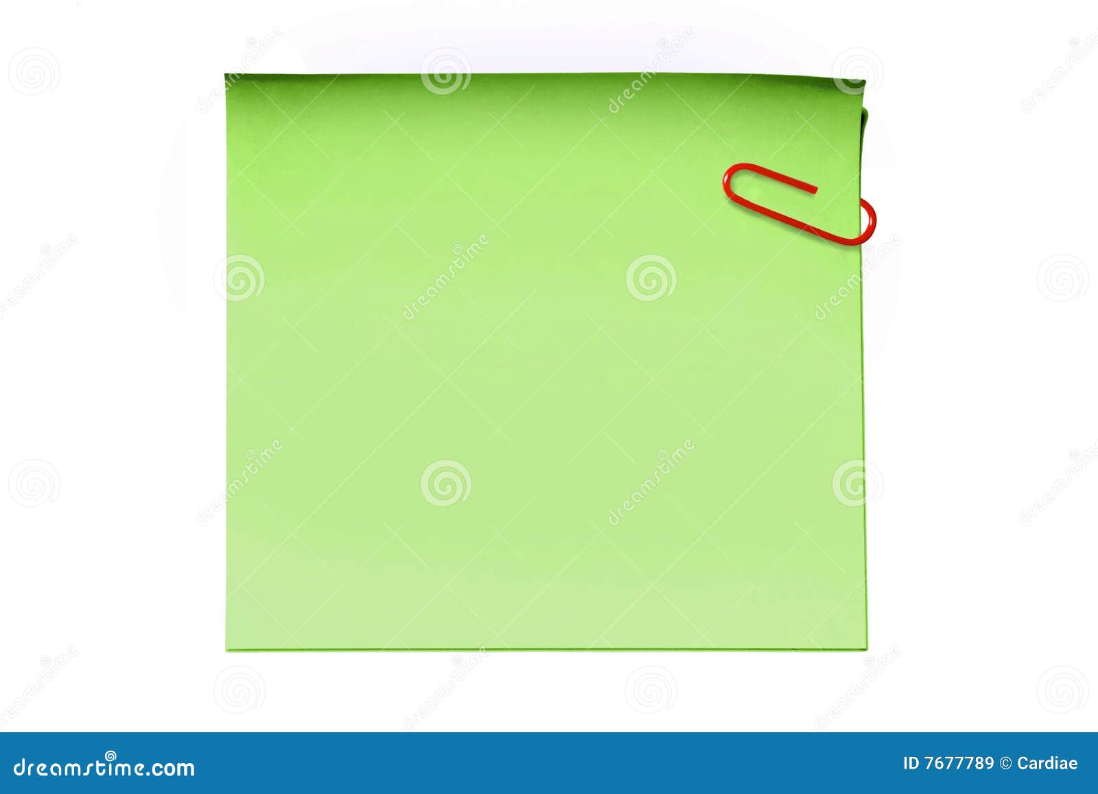 Green sticky note stock image. Image of notice, information - 7677789
