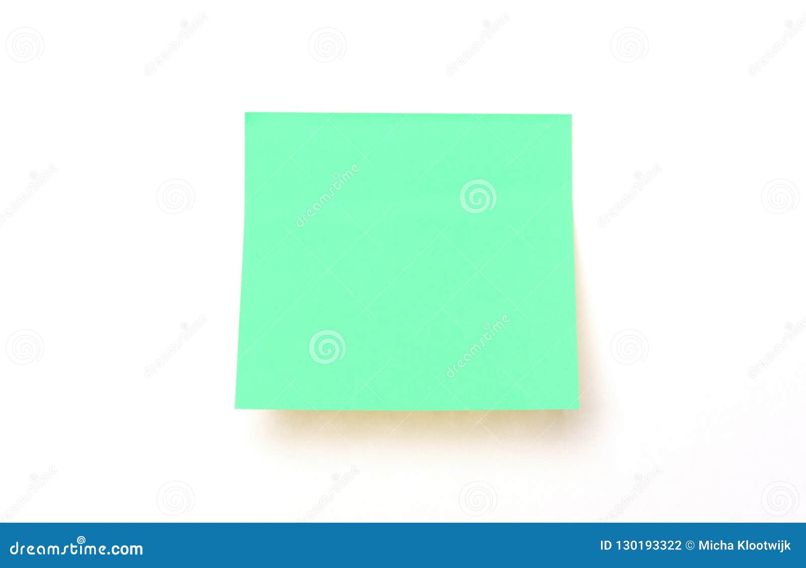 Green sticky note stock photo. Image of green, release - 130193322