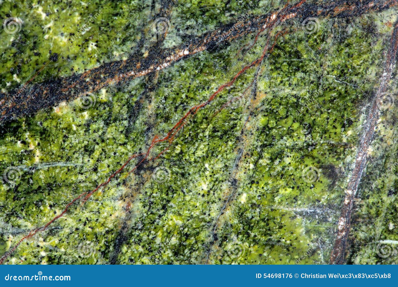 Serpentinite Rock Isolated Over White Stock Photography | CartoonDealer ...