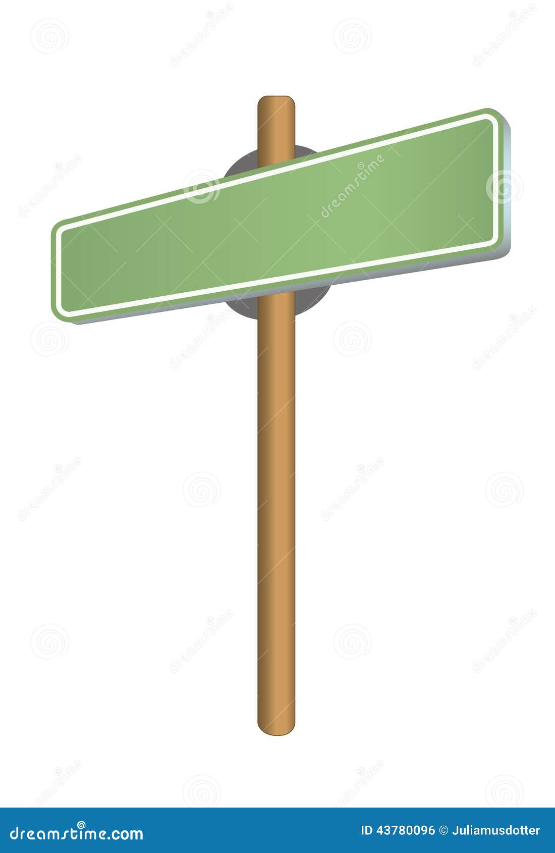 Green street sign stock illustration. Illustration of outdoor - 43780096