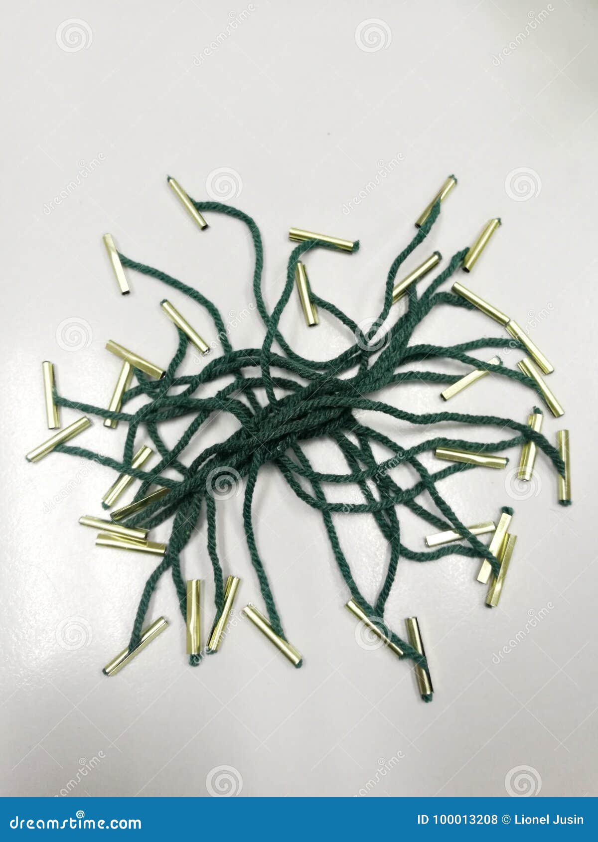 Green string stock photo. Image of together, pile, string - 100013208
