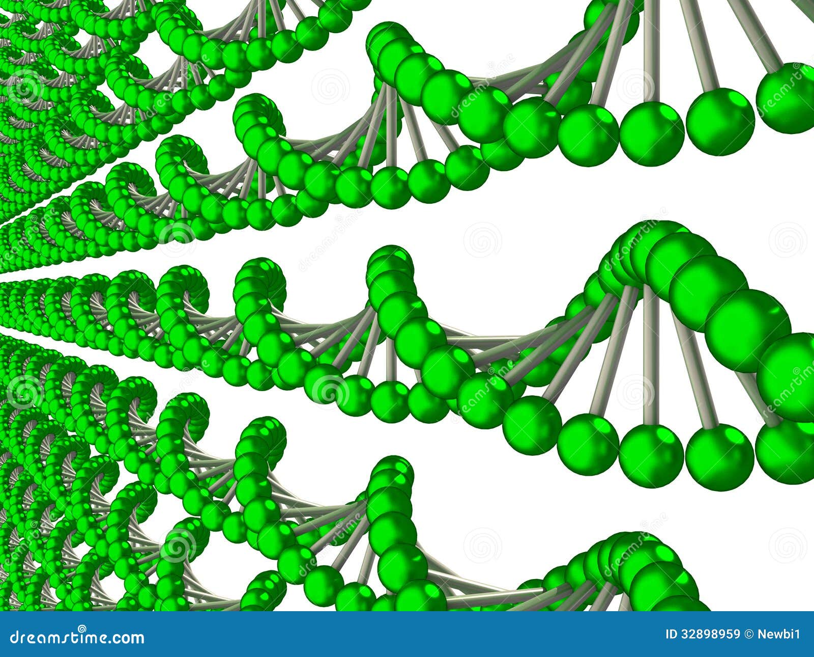 Green Strings of Genetic Code Background Stock Illustration ...