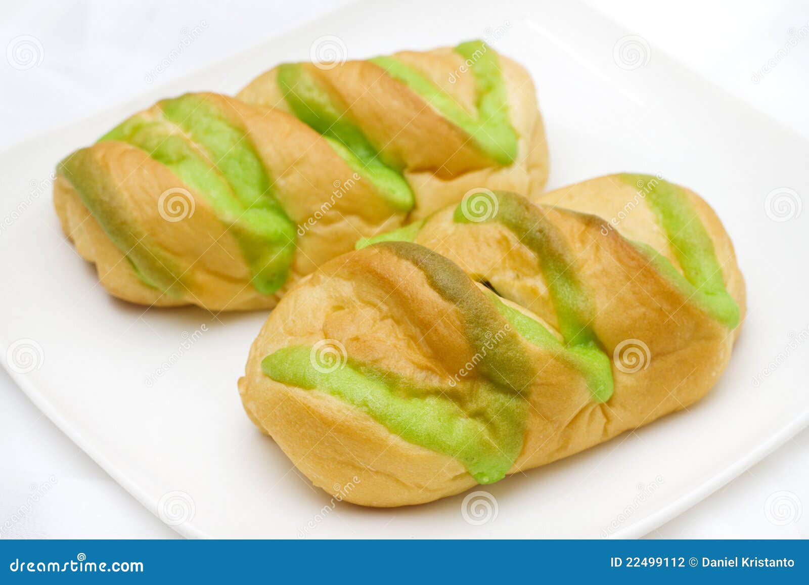 Green stripe bread stock photo. Image of breaded, cushy - 22499112