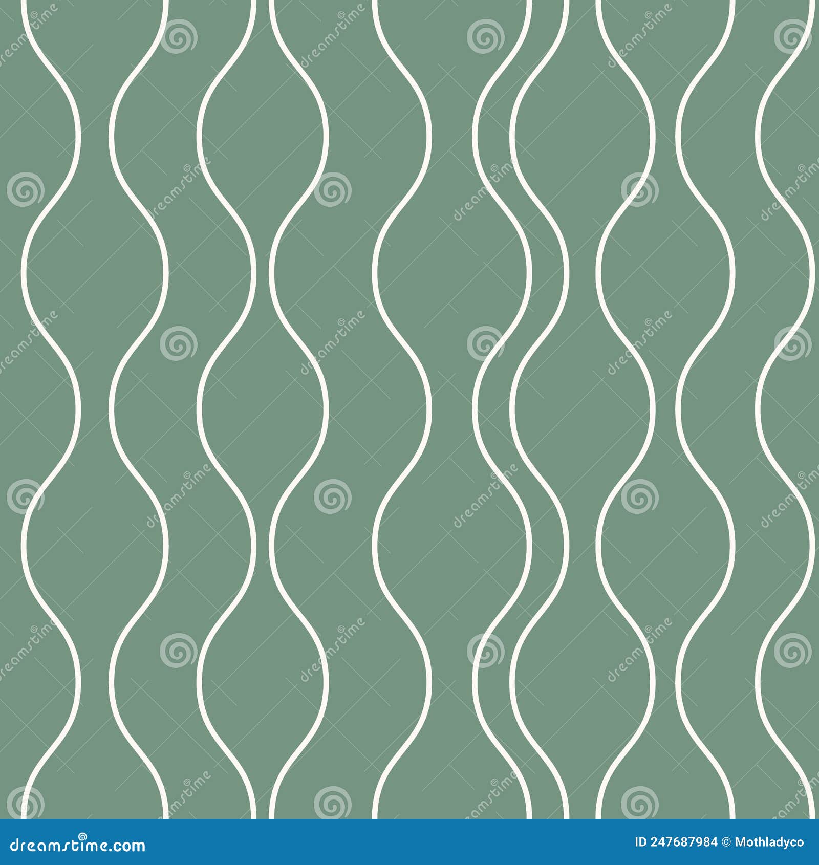 Green Stripe Pattern, Seamless Vector Repeat Stock Vector ...