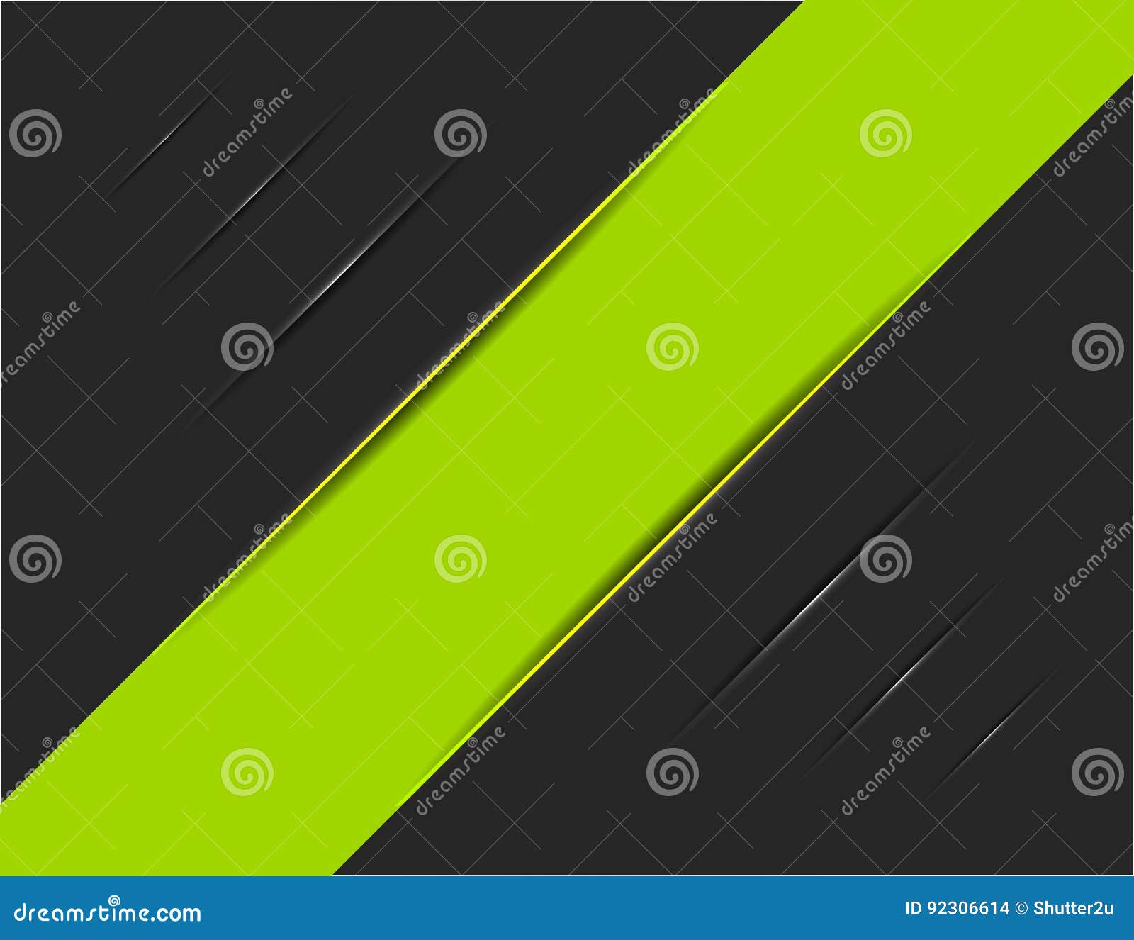 Green Striped on Black Trace Stock Vector - Illustration of pattern ...