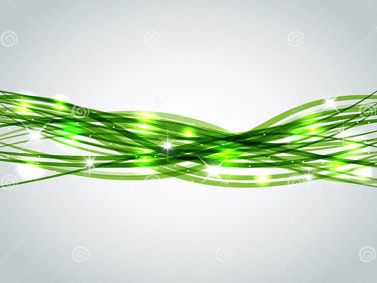 Green stripes stock vector. Illustration of flow, natural - 17961439