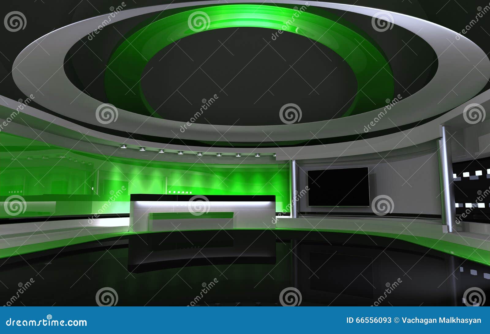 Green Studio stock illustration. Illustration of design - 66556093