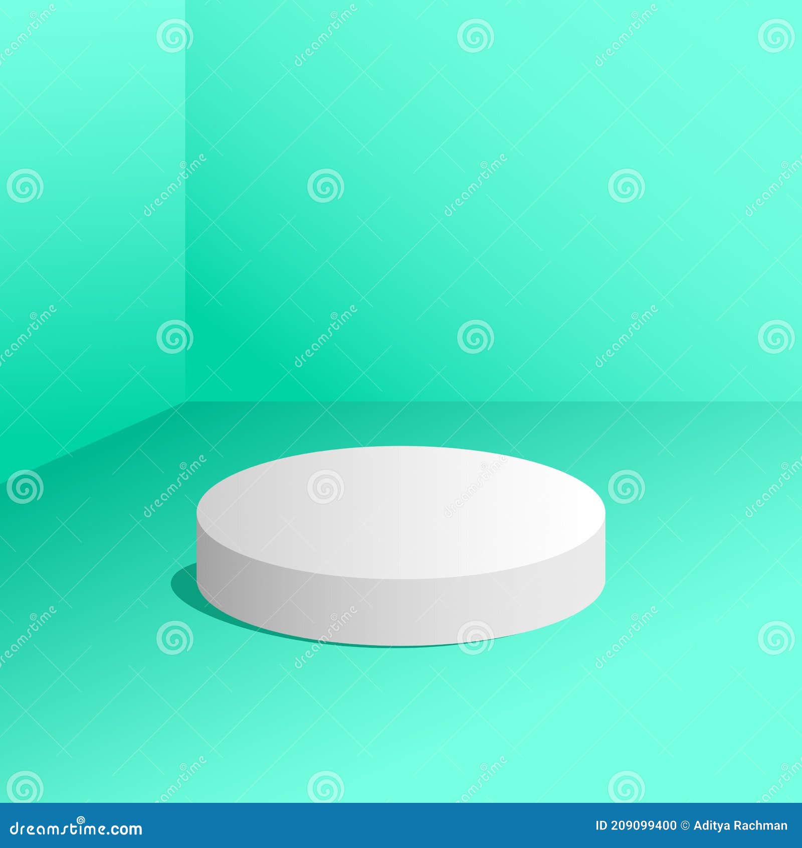 Green studio background. stock vector. Illustration of futuristic ...