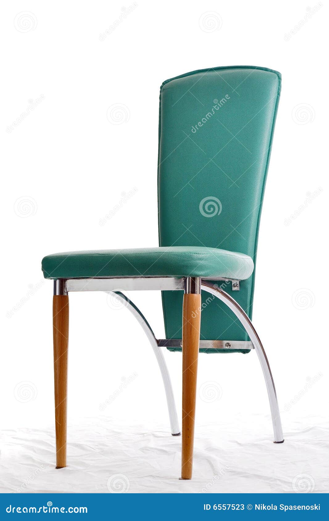 Green stylish chair stock image. Image of steel, soft - 6557523