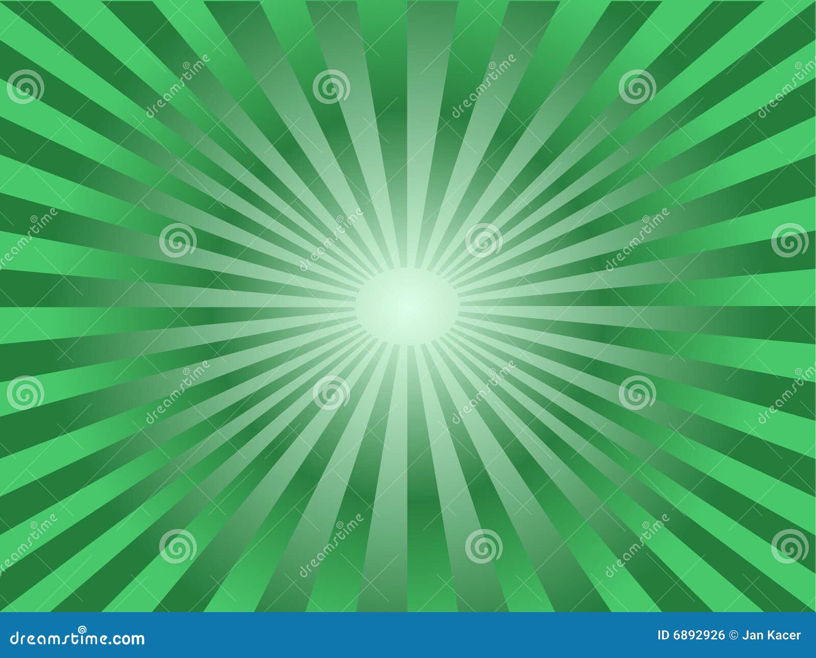 Green sun stock illustration. Illustration of flare, rays - 6892926