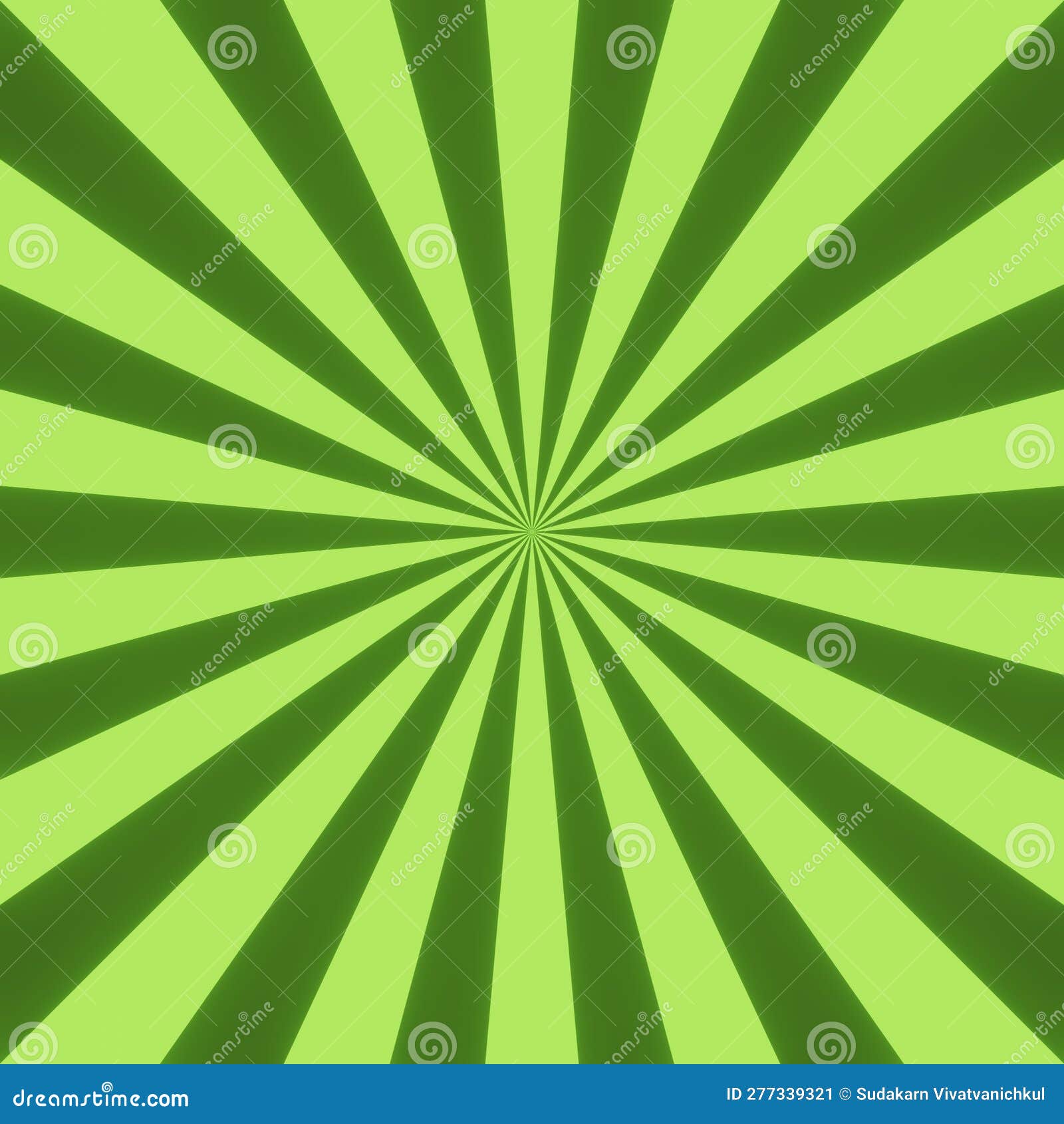 Green sunburst background. stock illustration. Illustration of sunlight ...